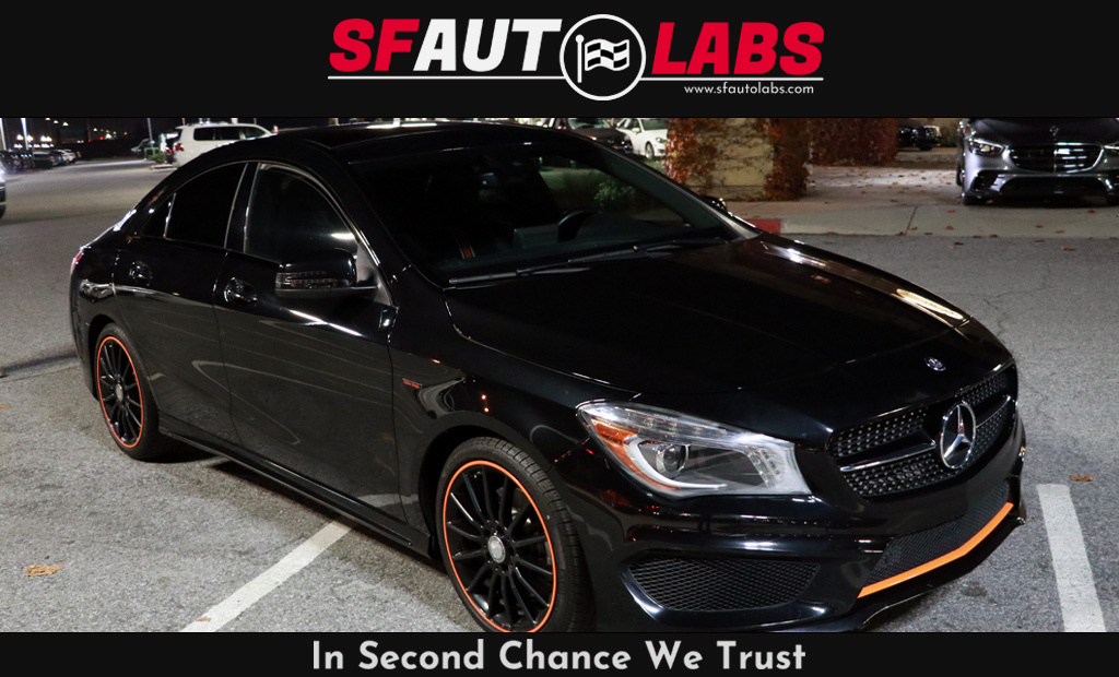 Rebuild project for 2016 Mercedes CLA250 4MATIC Orange Edition